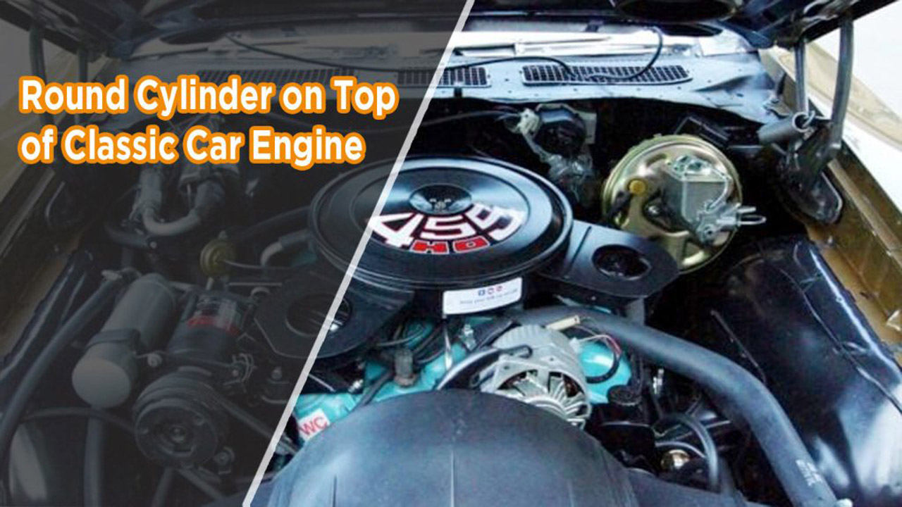 What Is Round Cylinder On Top Of Classic Car Engine?